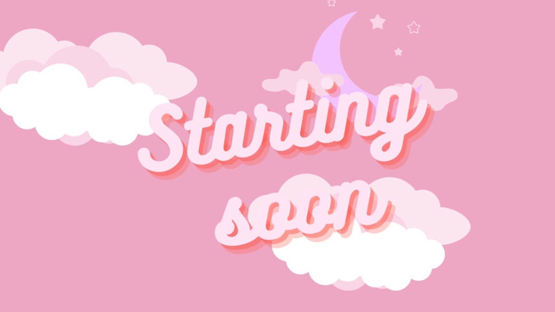 Animated Pink Clouds Stream Overlays - Etsy