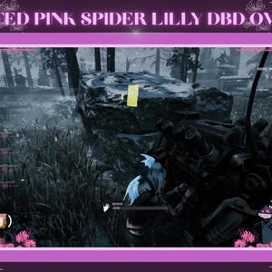 Pink Animated Spider Lily Overlay DBD - Etsy