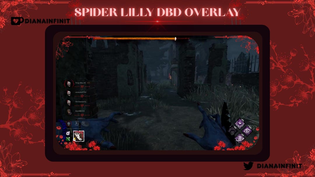 Spider Lilly DBD Overlay - Etsy