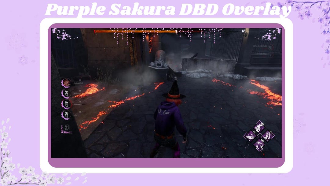 Purple Sakura DBD Overlay - Etsy