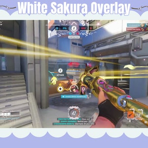 Overwatch White Sakura Game Overlay - Etsy