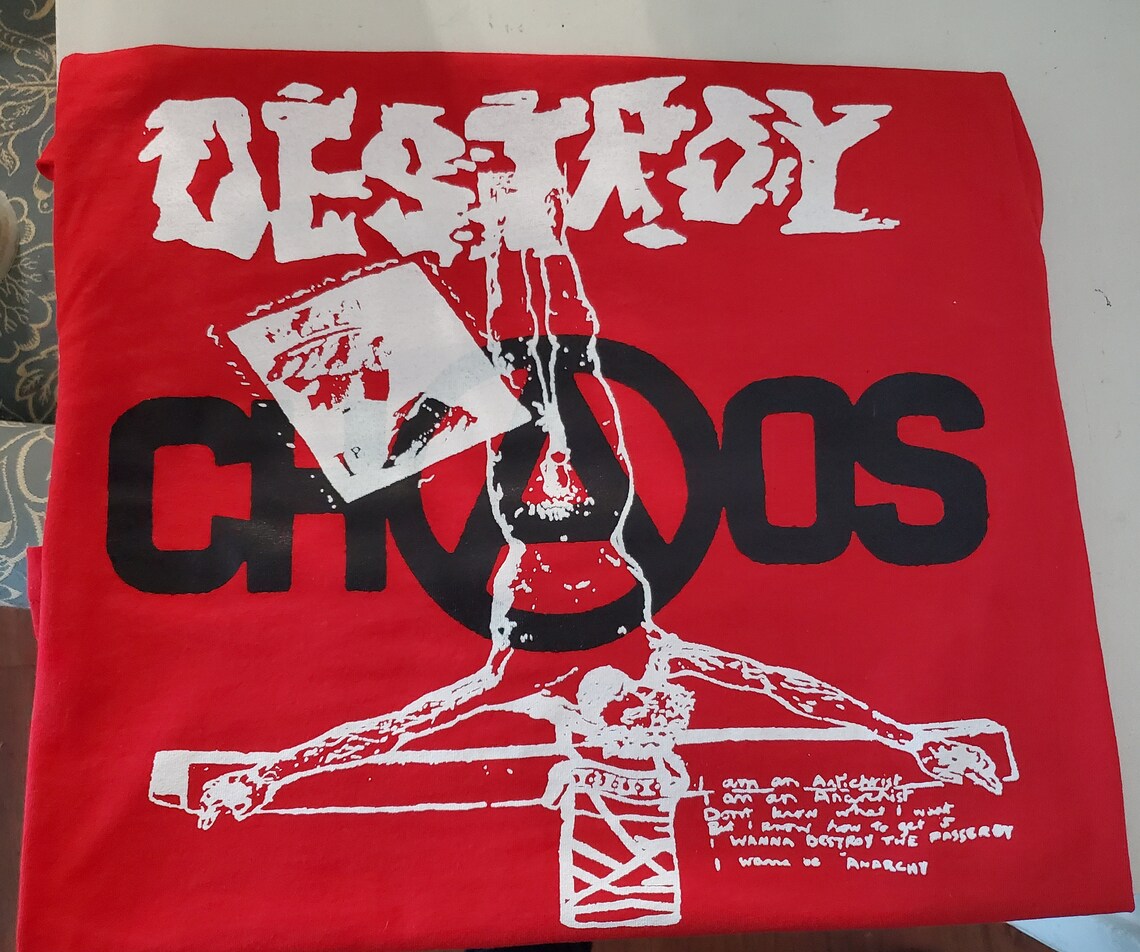 Seditionaries Destroy Jesus Chaos Tshirt - Etsy UK