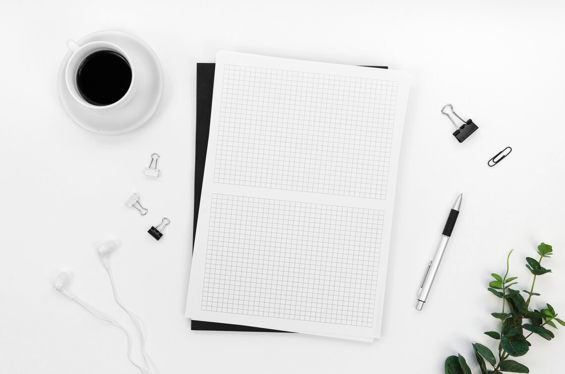 Printable Basic Lined Paper Graph Paperdot Paperdigital - Etsy