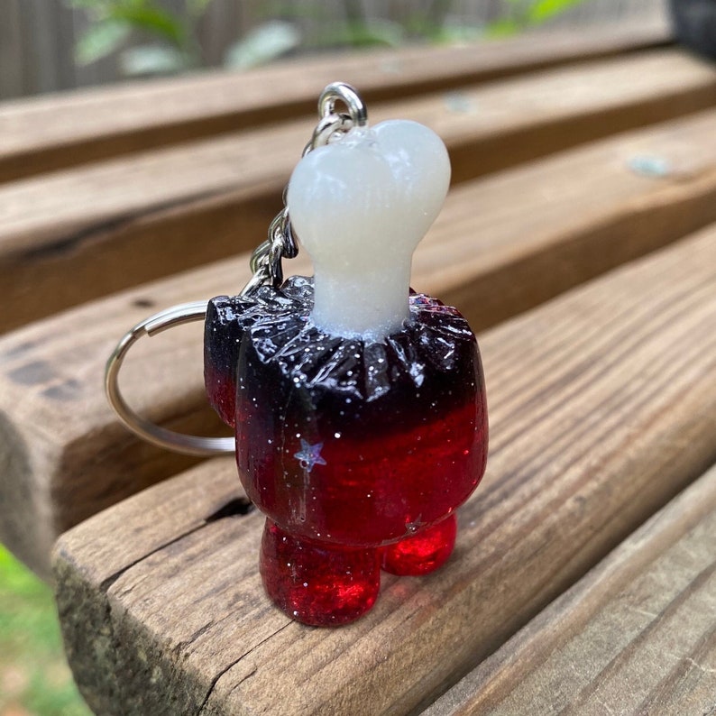 Among Us Body Resin Art Keychain - Etsy