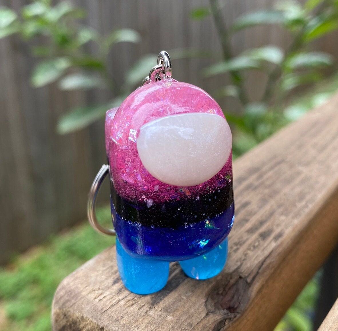 LGBTQIA Among Us Resin Art Keychains - Etsy