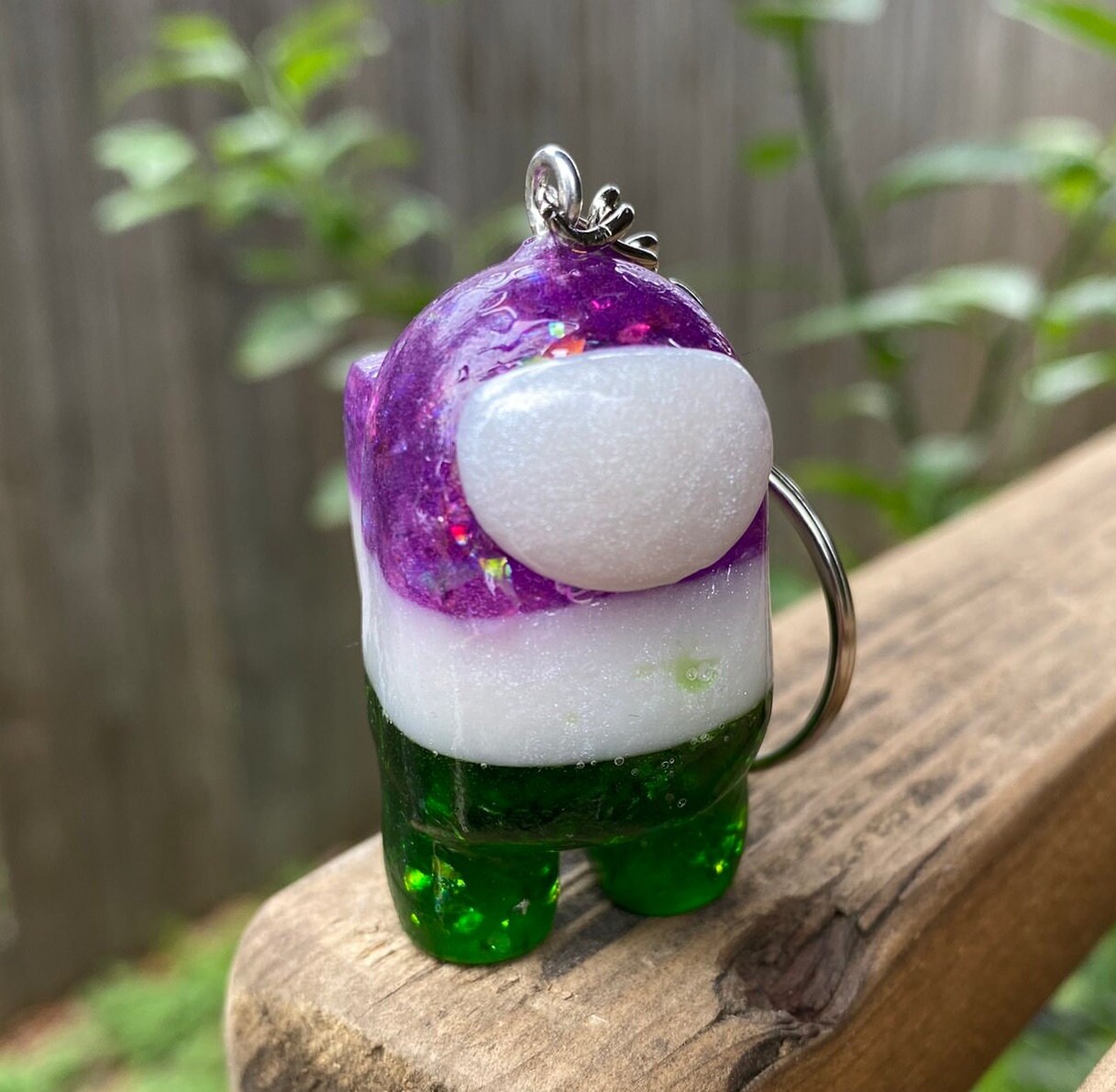 LGBTQIA Among Us Resin Art Keychains - Etsy