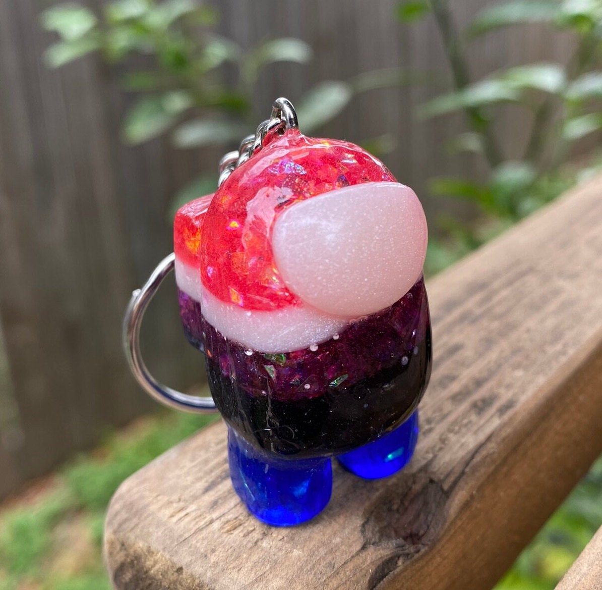 LGBTQIA Among Us Resin Art Keychains - Etsy