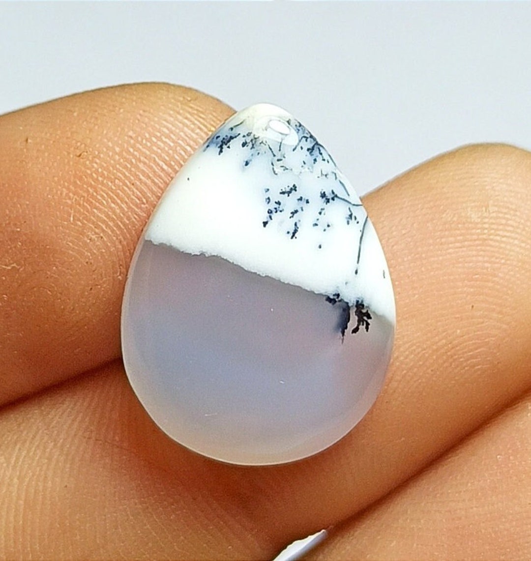 Fantastic Quality Dendritic Opal Polished Cabochon / Amazing Dendrite Agate Handmade Gemstone ...