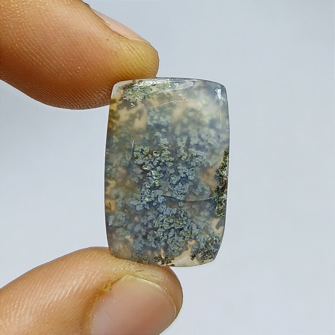 Fantastic Indonesian Moss Agate Cabochon Gemstone Fabulous Indonesian ...