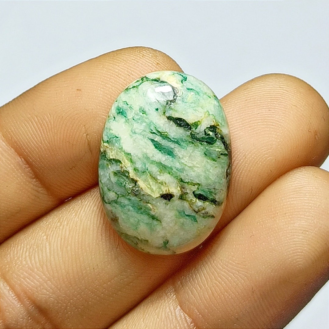 Natural Mariposite Cabochon / Top Grade Quality Gorgeous Green ...