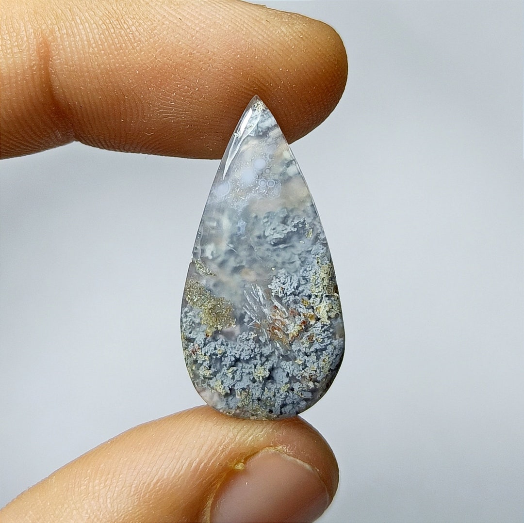 100% Natural Indonesian Moss Agate Cabochon, Top Grade Quality ...