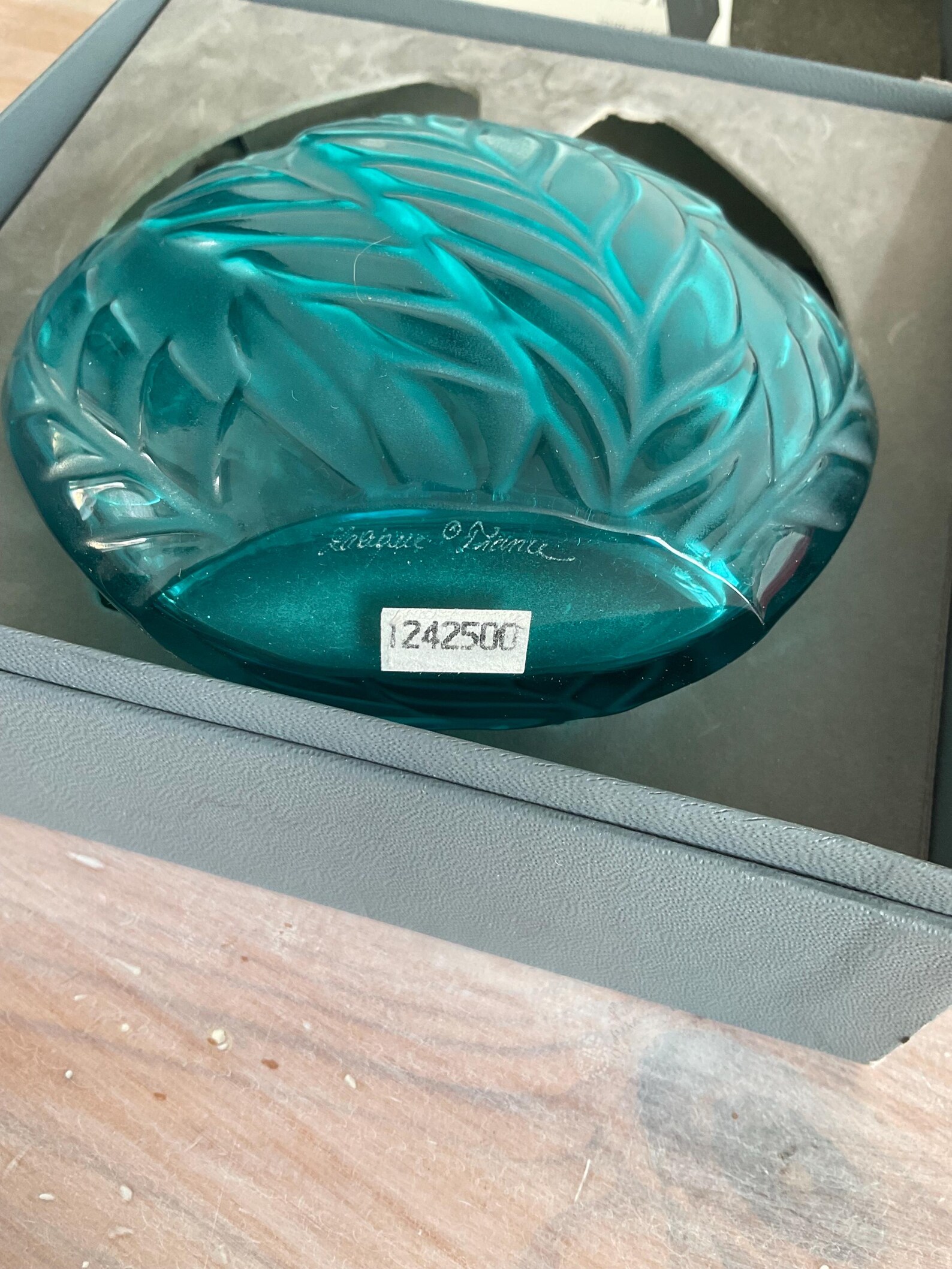 Lalique Fern Vase, Lalique Filicaria Vase, Lalique Leaf Design Vase ...