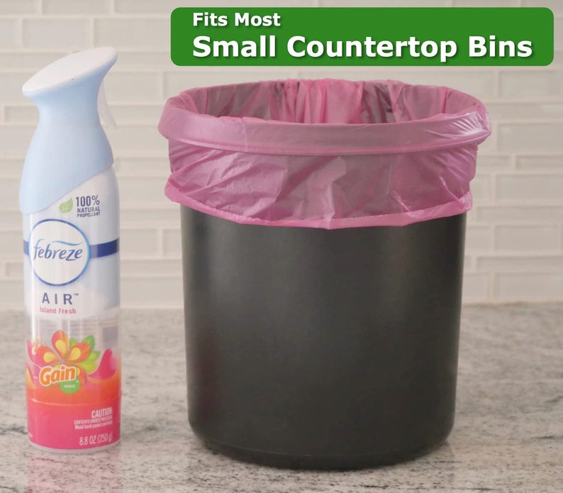 2.6 Gallon Colored Garbage Bags Bathroom Trash Can Liners 420 - Etsy