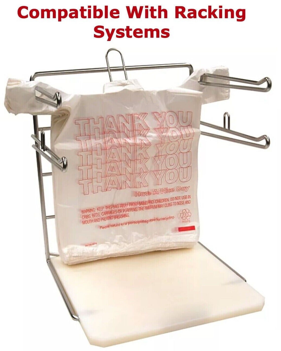 Small T-shirt Carry-out Bags Thank You Shopping Bags 7 X 5 X 15 2,000 ...