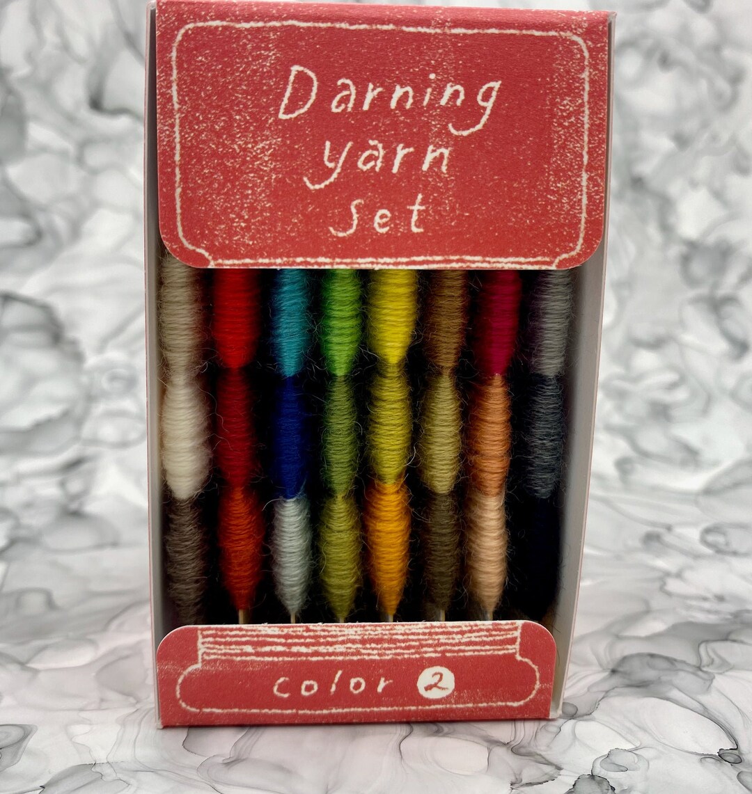 Darning Yarn Set, Color 2 - Etsy