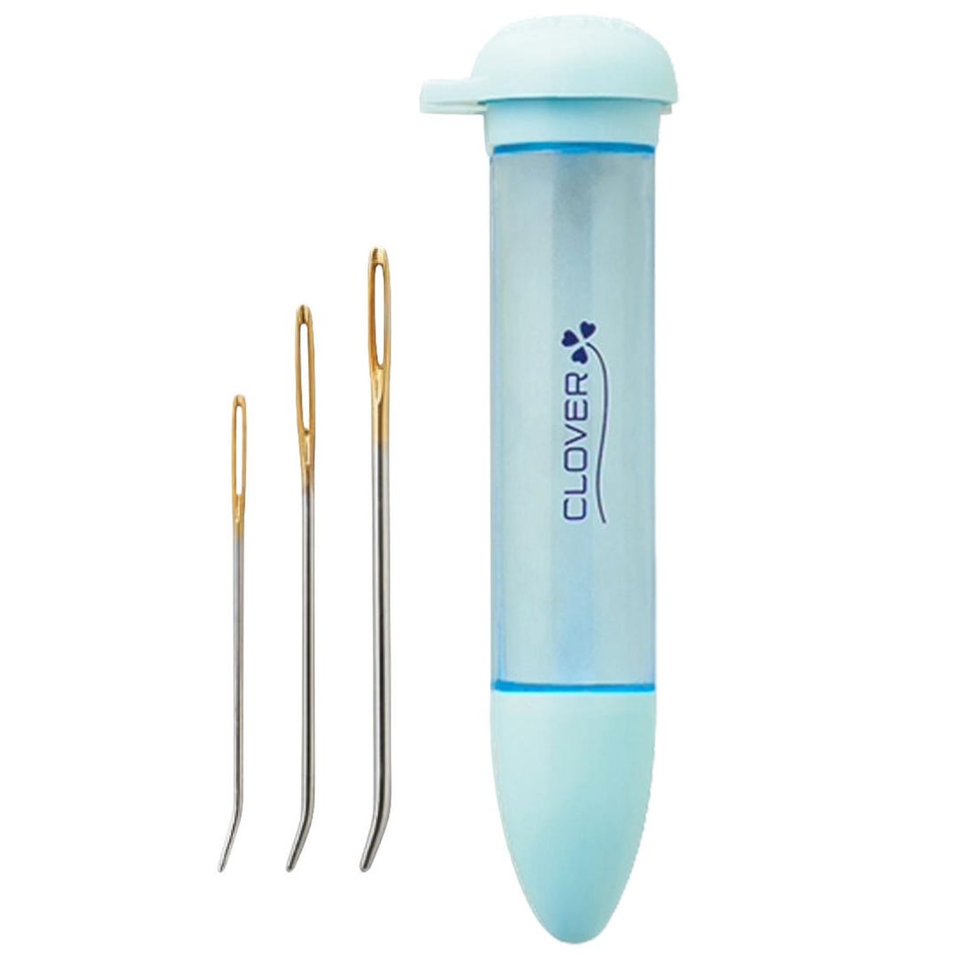 Curved Darning Needle Set With Case by Clover - Etsy Australia