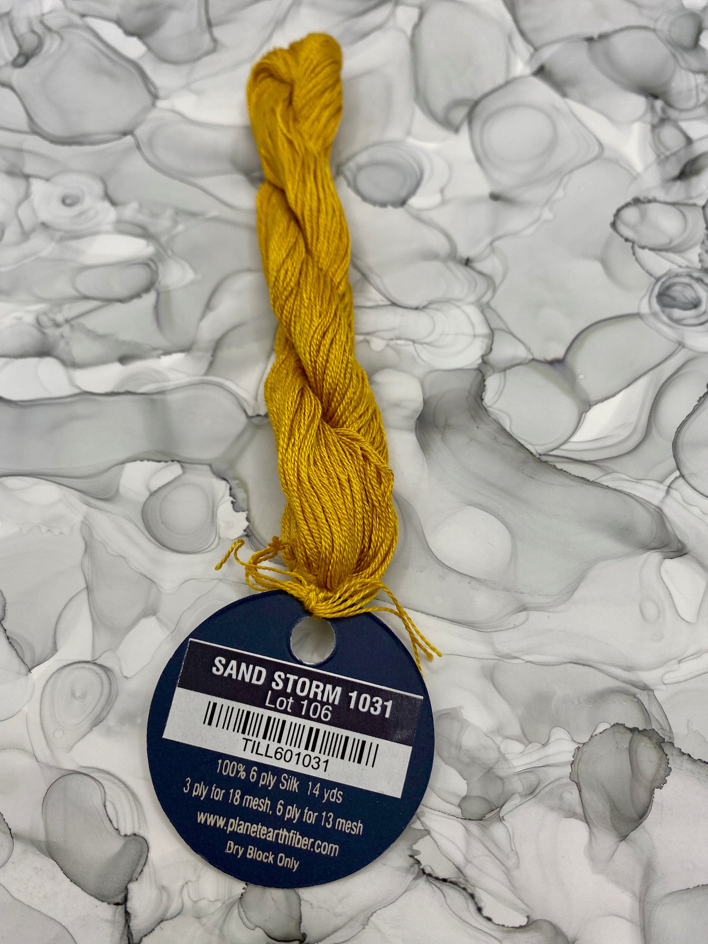 Planet Earth 6-ply Silk Thread Yellow Ochres and Golden - Etsy