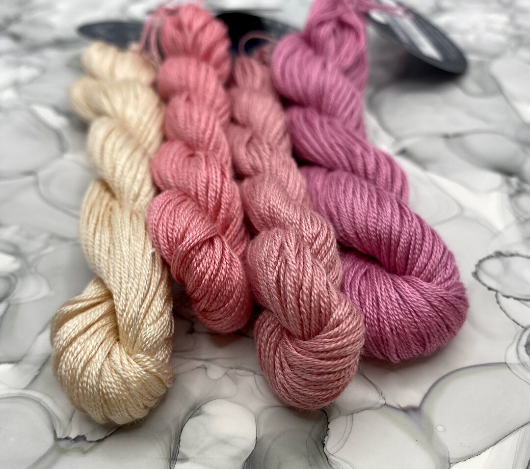 Planet Earth 6-ply Silk Thread, Pinks - Etsy