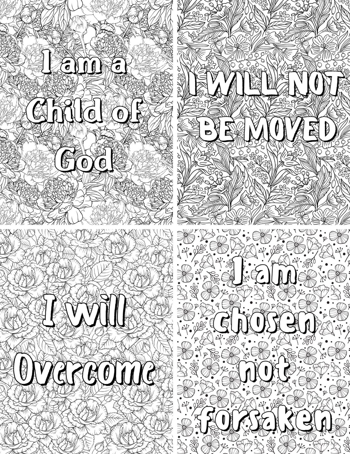 Christian Coloring Book Pages/religious Coloring Pages/bible Coloring ...