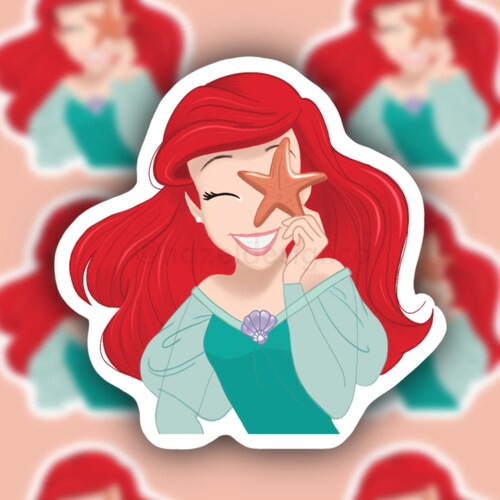 Ariel Sticker - Etsy