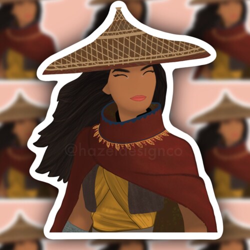 Raya and the Last Dragon Sticker Raya Sticker Princess - Etsy