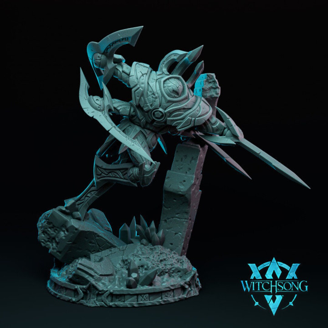 Warhorde Construct Warforged Witches Song Minis Printed Miniatures ...