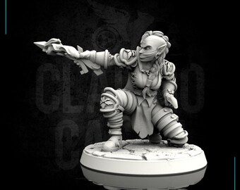 Female Faun/satyr Pirate Claudiocasiniart Rpgs D&D Pathfinder 32mm ...