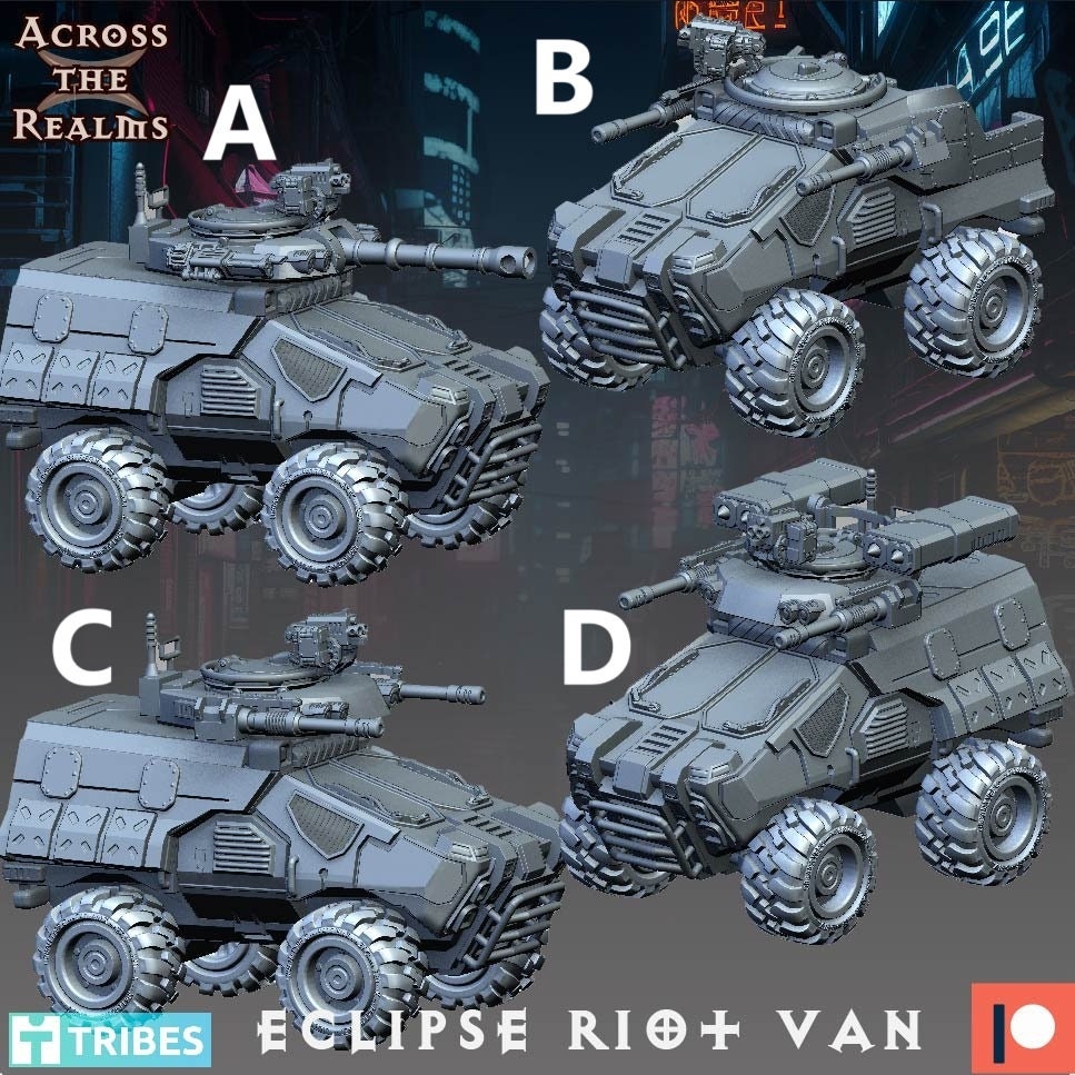 Grimdark Riot Van Cyberpunk Riot Forces Across the - Etsy