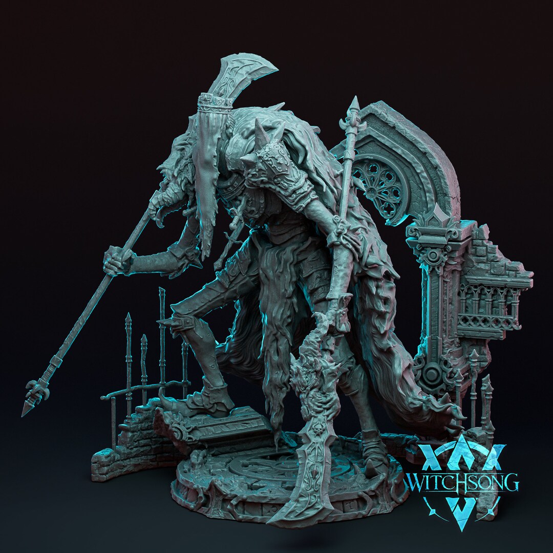 Faceless King Dark Souls Witches Song Minis Printed Miniatures Ideal ...