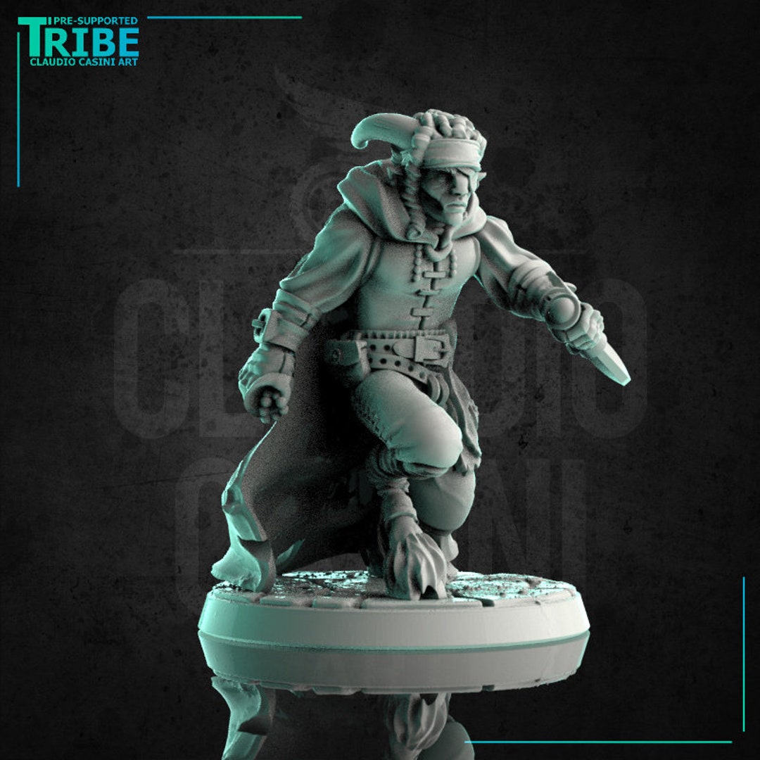 Faun/satyr Pirate Ranger Thief Assassin Claudiocasiniart Rpgs D&D ...