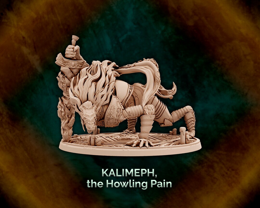Kalimeph, the Howling Pain Artificer Mini Printed Miniatures Ideal for ...