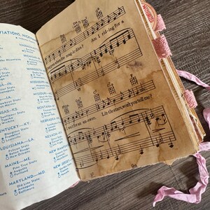 Grungy Vintage Hand Created Junk Journal/vintage, Junk Journal/handmade ...