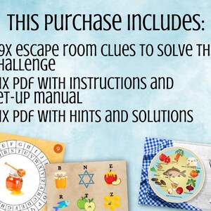 Rosh Hashanah Escape Room – Jewish Holiday Puzzle Printable Activity ...