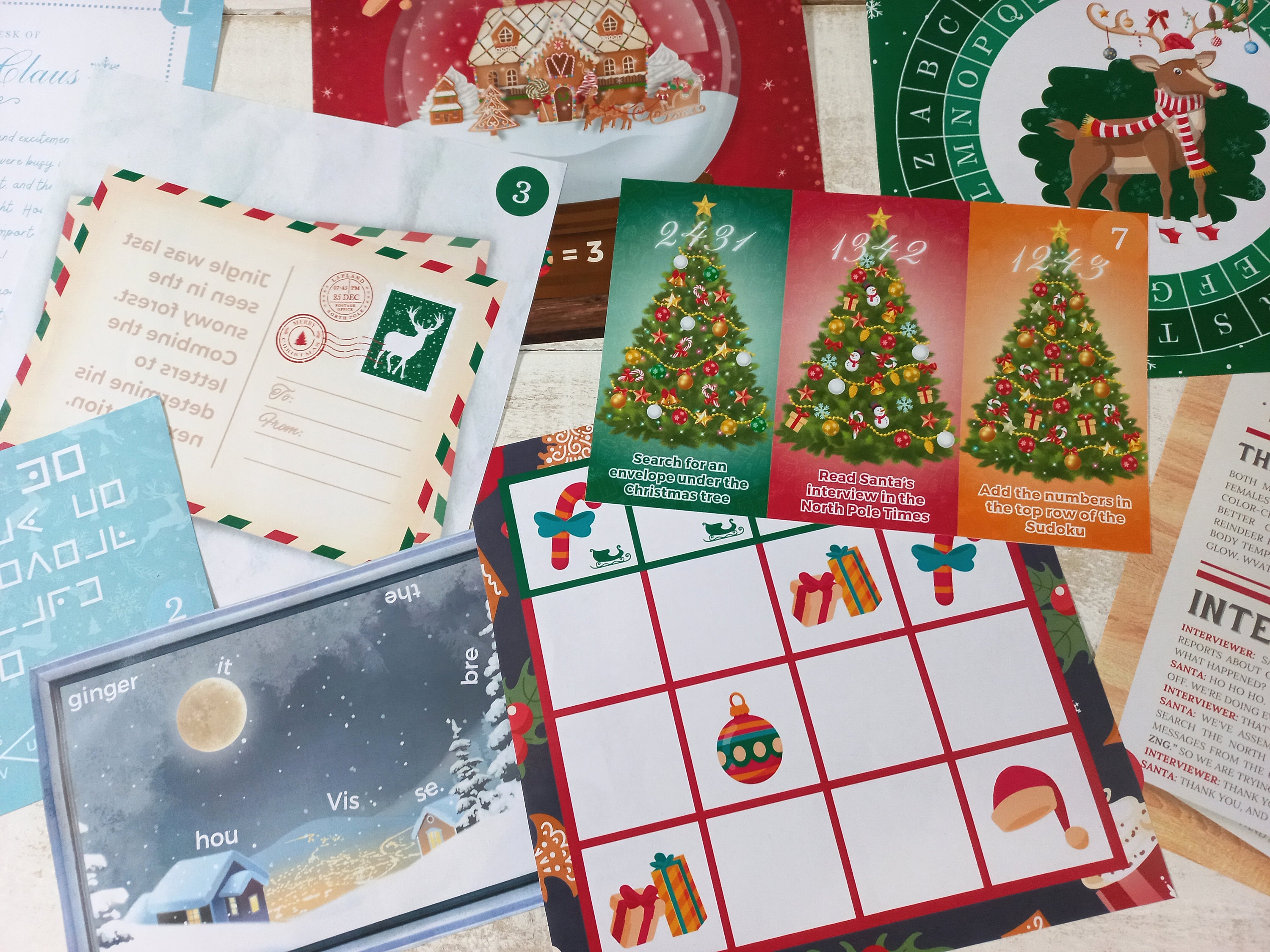 Christmas Party Escape Room, Find the Missing Reindeer, Kids & Family ...