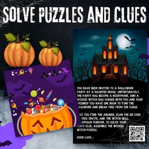 Escape From the Haunted House, Halloween Escape Room, Halloween ...
