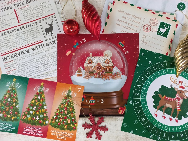 Christmas Party Escape Room, Find the Missing Reindeer, Kids & Family ...