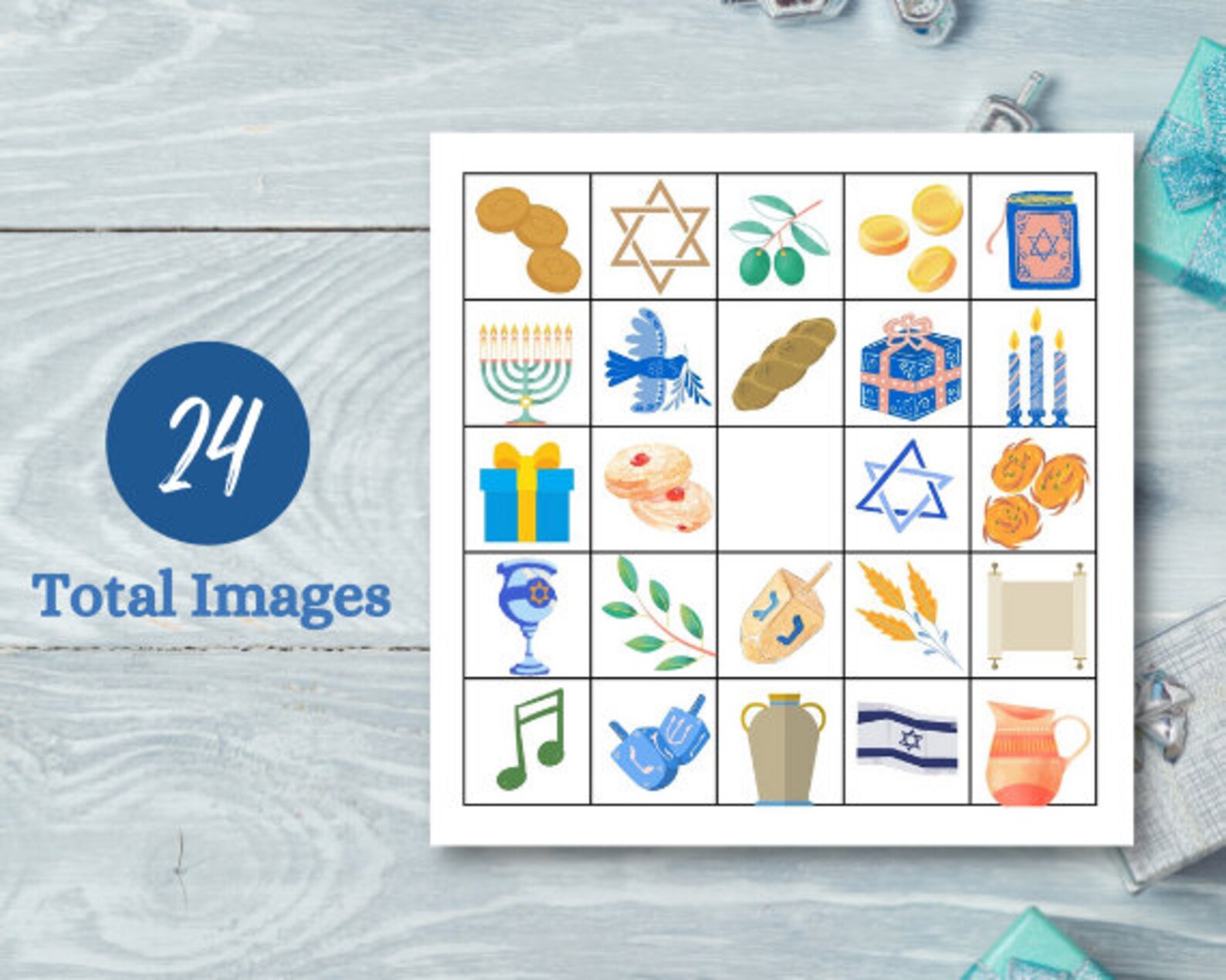 Hanukkah Bingo 20 Bingo Cards Printable Game Hanukkah Party - Etsy