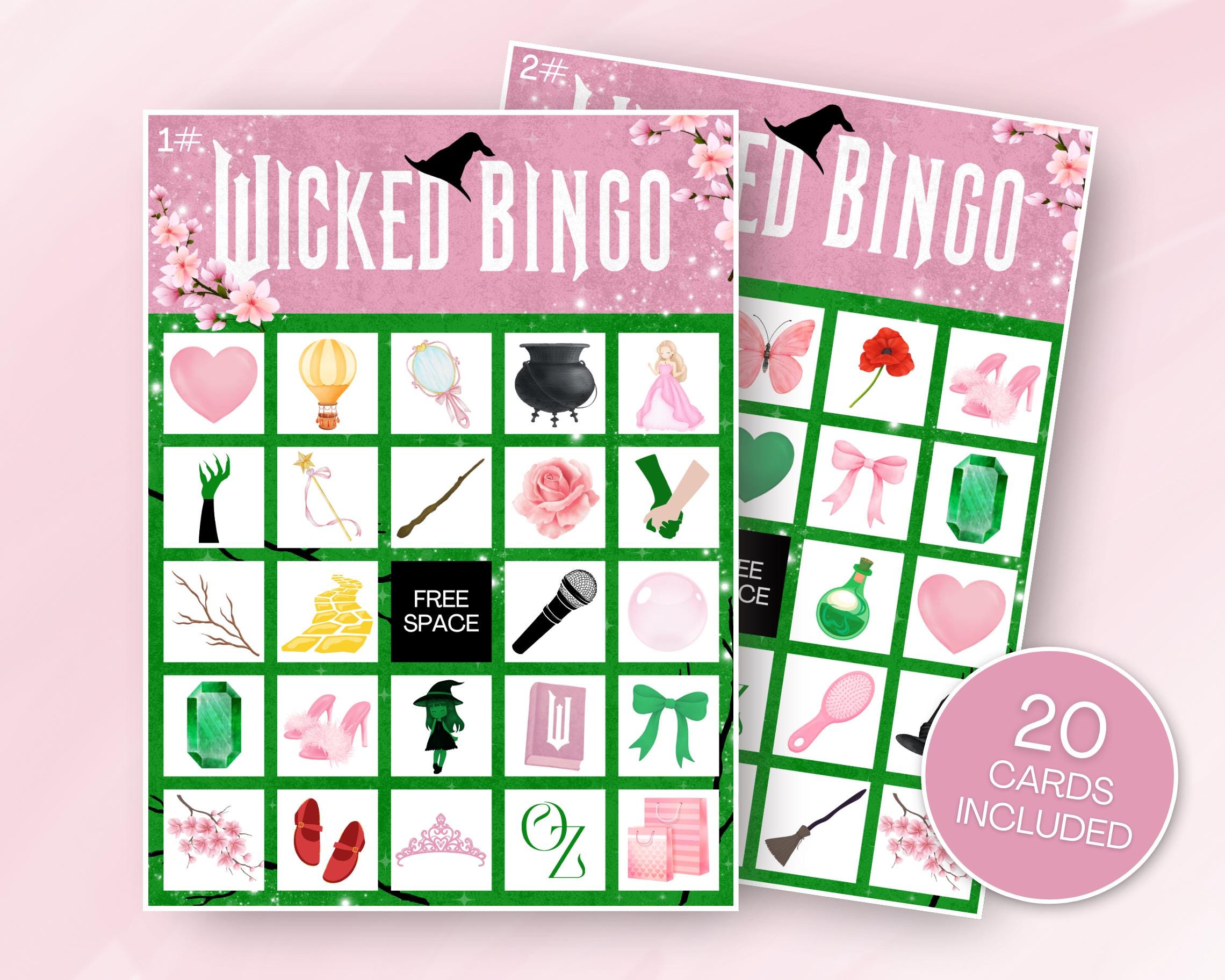 Wicked Party Pack: Escape Room, Bingo, Scavenger Hunt, Placemat (PDF ...
