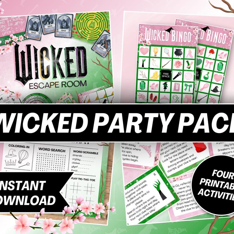 Wicked Print Pdf - Etsy