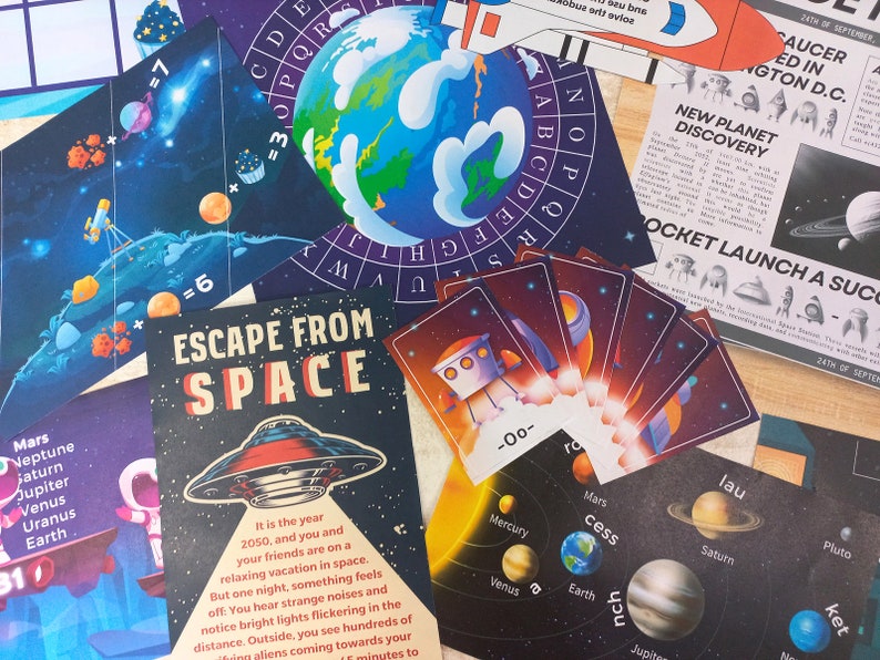 Escape From Space, Alien Invasion Escape Room, Space Escape Room ...