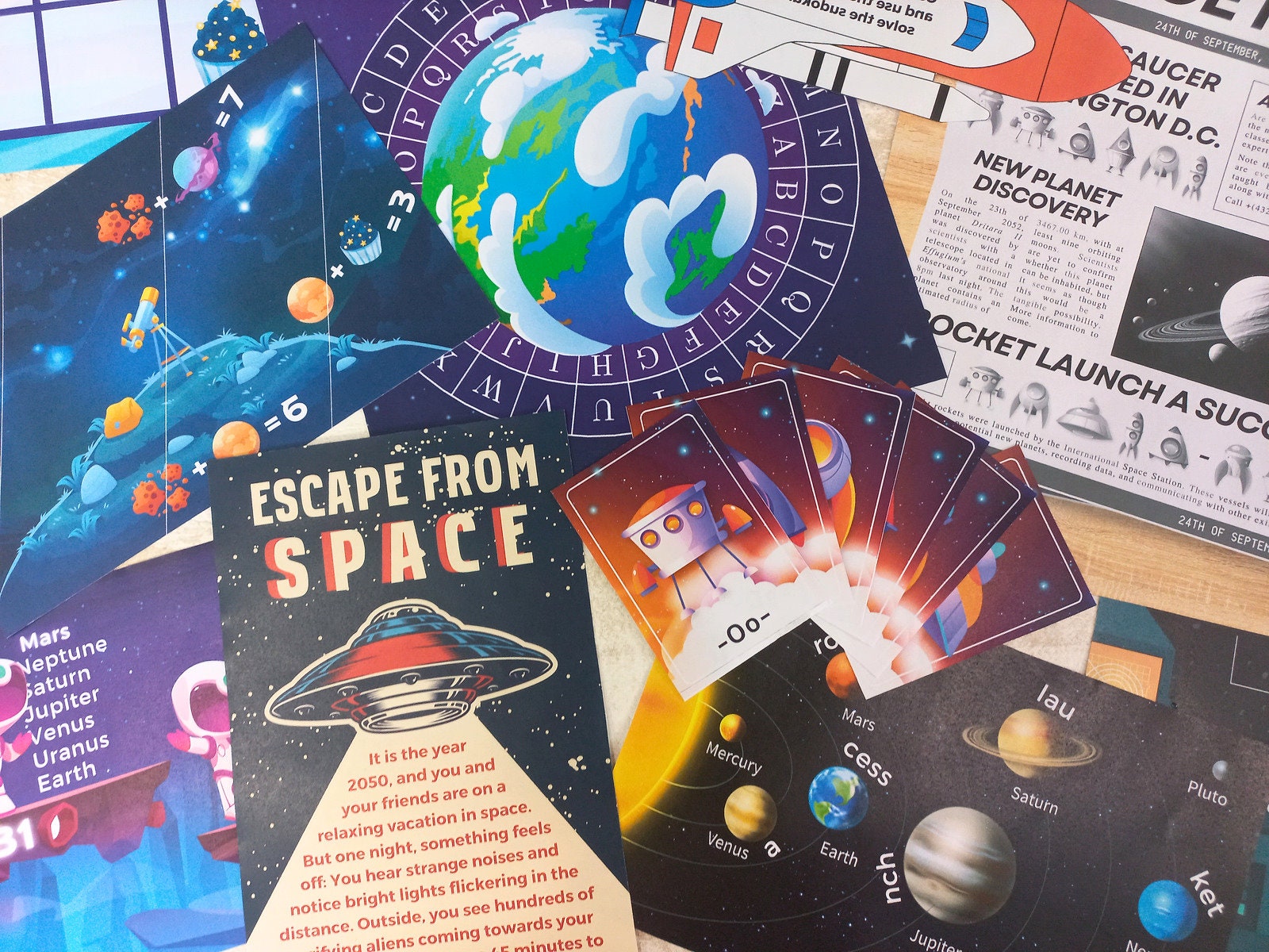 Escape From Space, Alien Invasion Escape Room, Space Escape Room ...