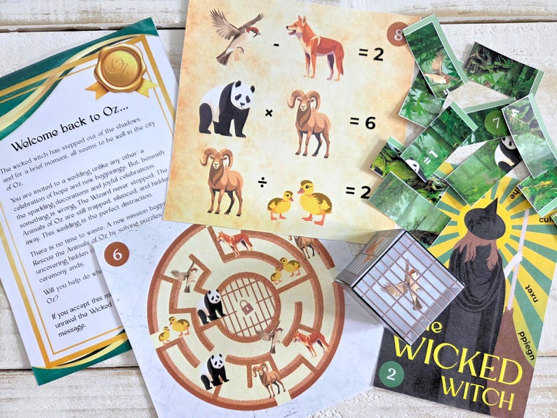 Wicked-inspired Escape Room Game, Second Movie Inspired, Oz Magical ...