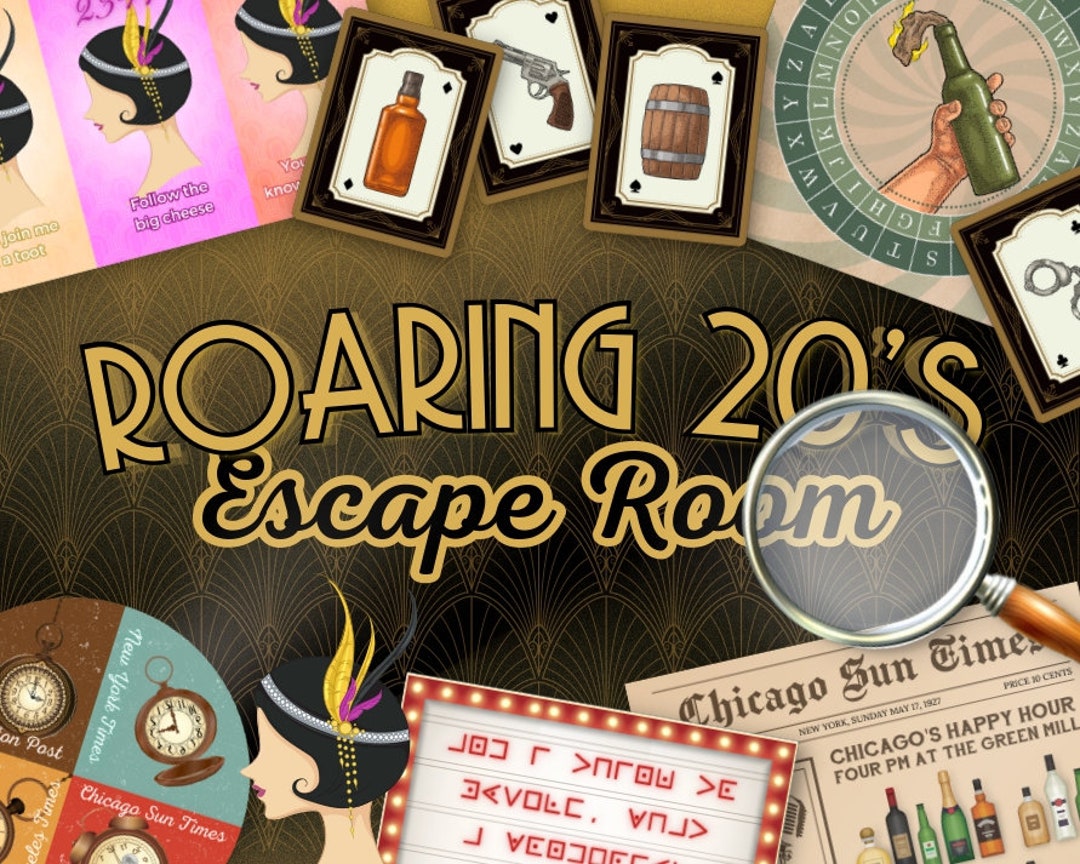 1920's Escape Room, Great Gatsby Escape Room, Roaring 20's Escape Room ...