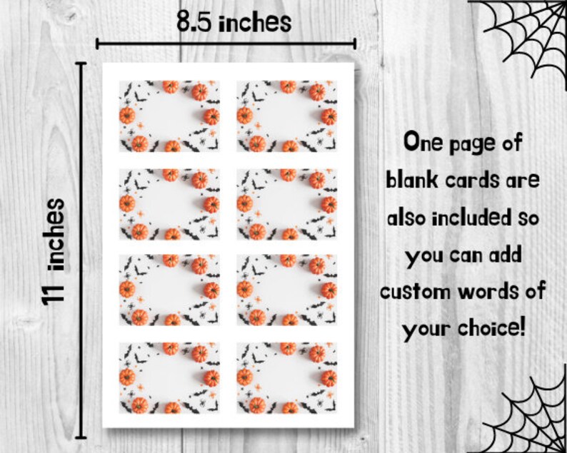 Printable Halloween Charades and Pictionary Drawing Game for - Etsy
