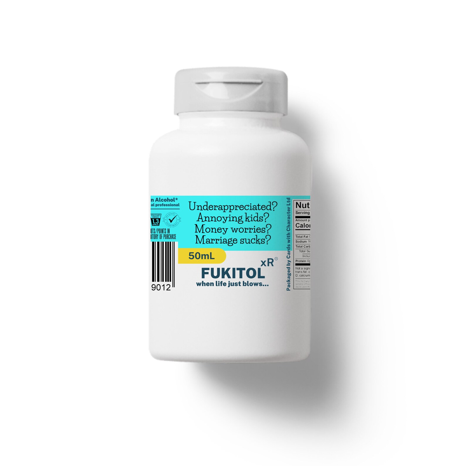 Fukitol Pharmacy Label: Gag Gift Tumbler Stickers (instant Download) - Etsy