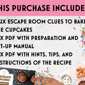 Baking Escape Room: Junior Bake-off Competition, Chocolate Cupcakes ...