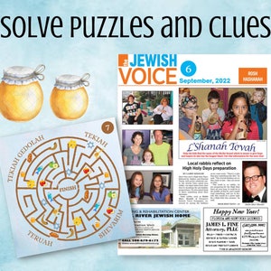 Rosh Hashanah Escape Room – Jewish Holiday Puzzle Printable Activity ...