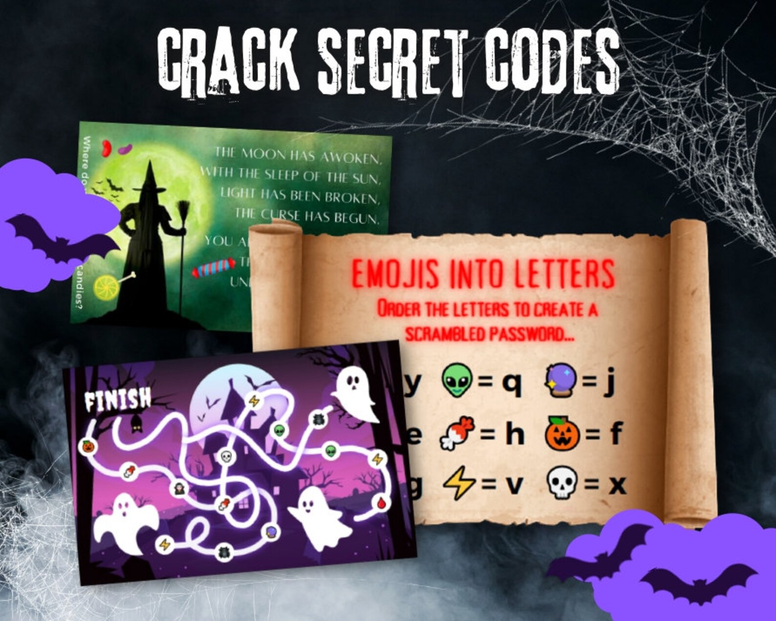 Escape From the Haunted House Halloween Escape Room - Etsy