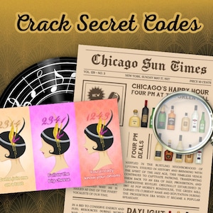 1920's Escape Room, Great Gatsby Escape Room, Roaring 20's Escape Room ...