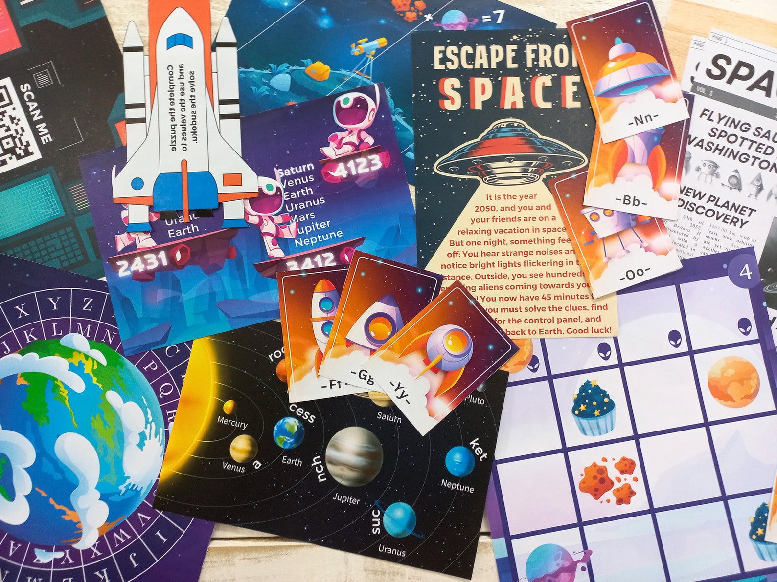 Escape From Space, Alien Invasion Escape Room, Space Escape Room ...